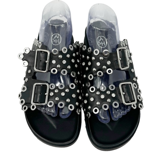 Ash | Shoes | Ash New Universe Rhinestone Studded Leather Slip On ...